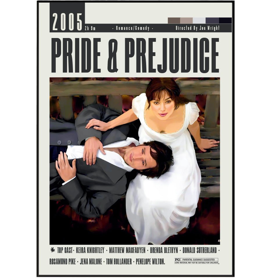 Pride & Prejudice (2005) Movie Poster - 98 Types Studio
