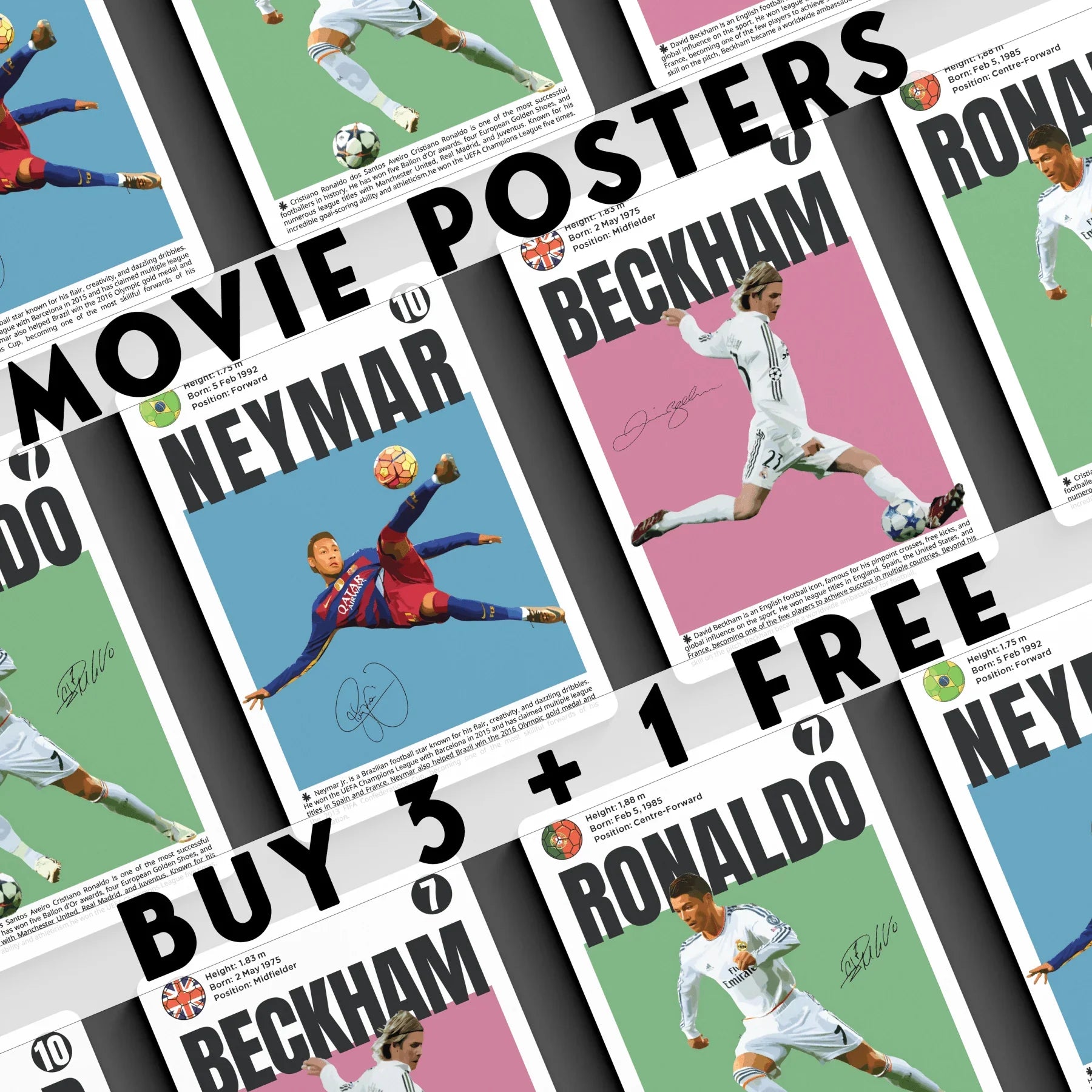 Football Posters & Player Wall Art Prints UK | 98types – 98 Types Studio