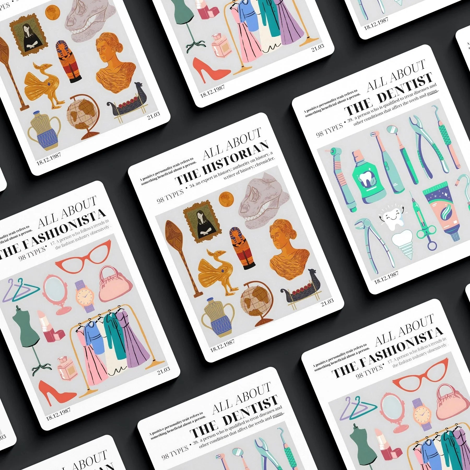 Personality Type Posters & Character Art Prints UK | 98types – 98 Types ...