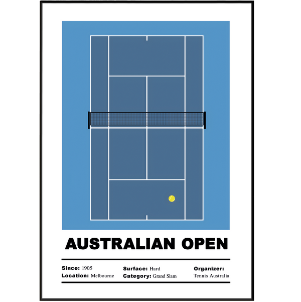 Australian Open Tennis Posters - 98 Types Studio