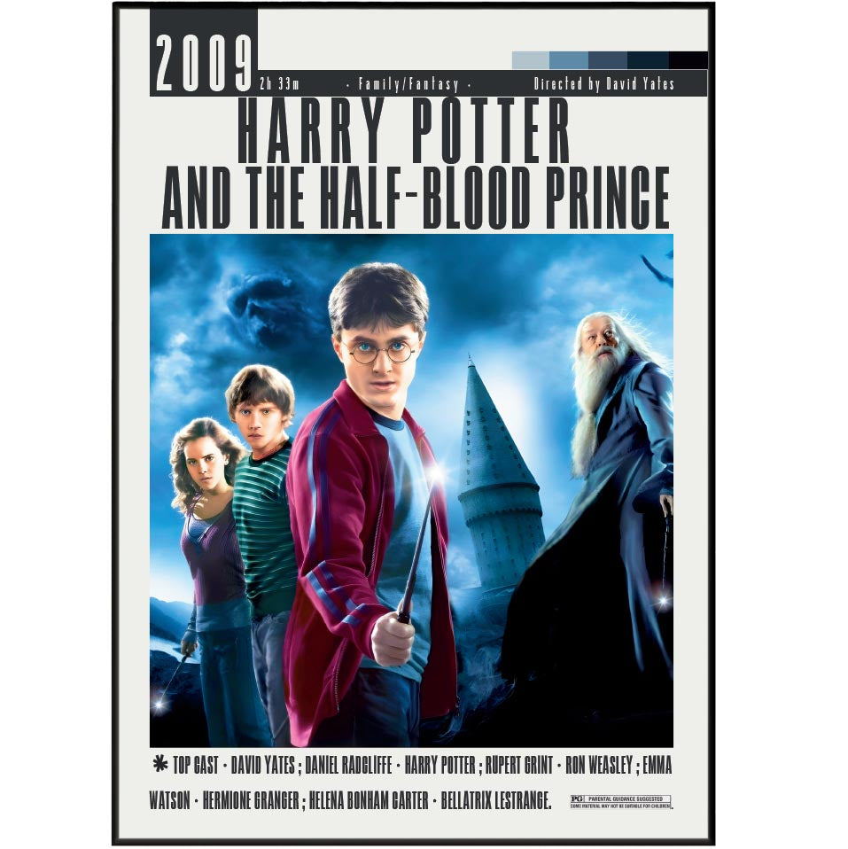 Harry Potter and the Half-Blood Prince Movies Poster - 98 Types Studio