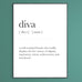 Diva Definition Poster – 98types