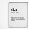 Diva Definition Poster – 98types